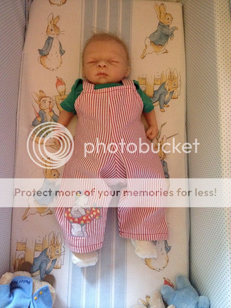 preemie humphreys corner overalls I have made - DollFan