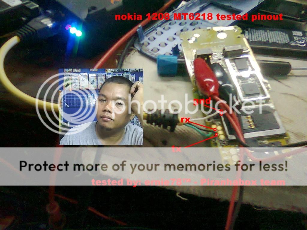 nokia 1208 MT6218 hang up solved pinout inside - GSM-Forum